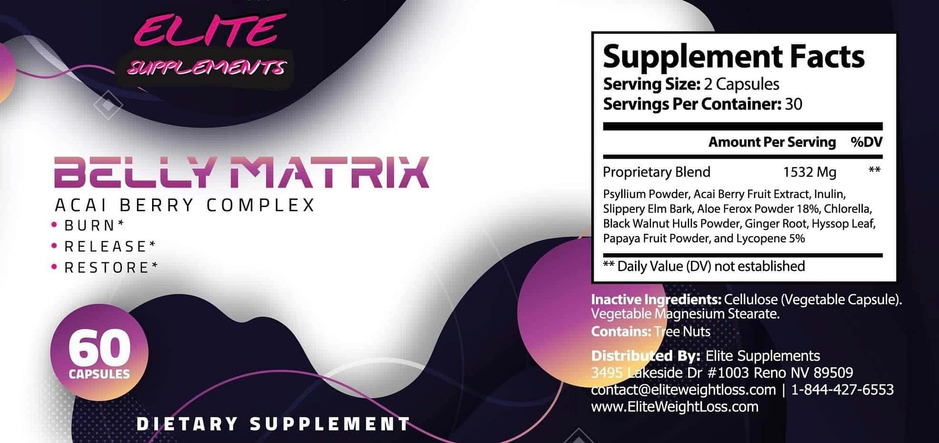 Elite Belly Matrix - Elite Supplements